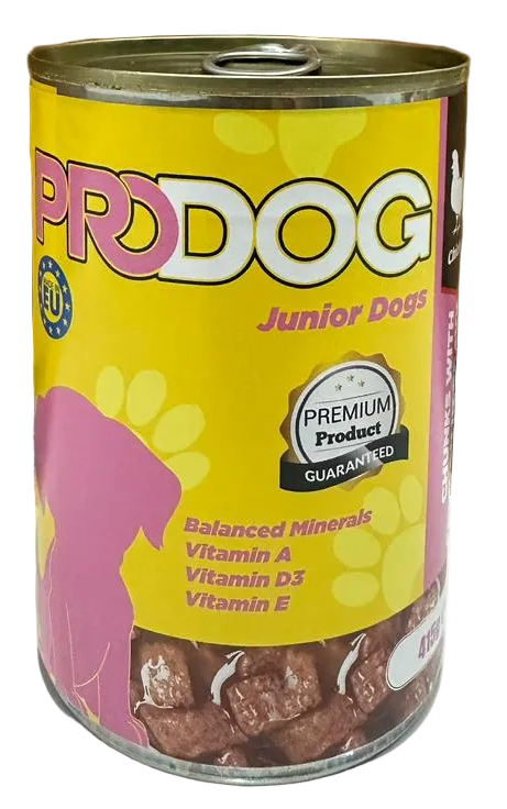 Pro Dog Wet Food For Junior Dogs Chicken 415G– Petfast.shop