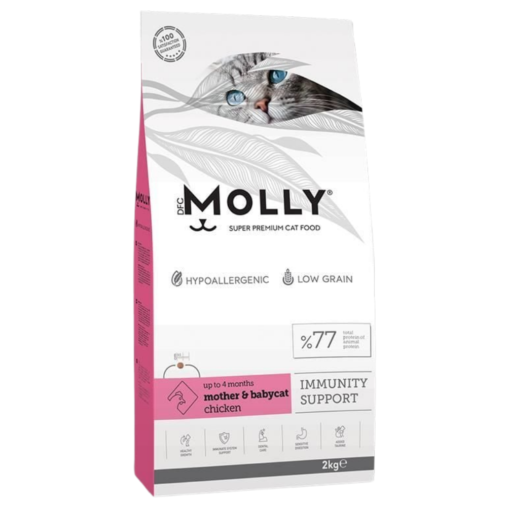Molly Mother & Baby Cat Food with Chicken 2Kg– Petfast.shop